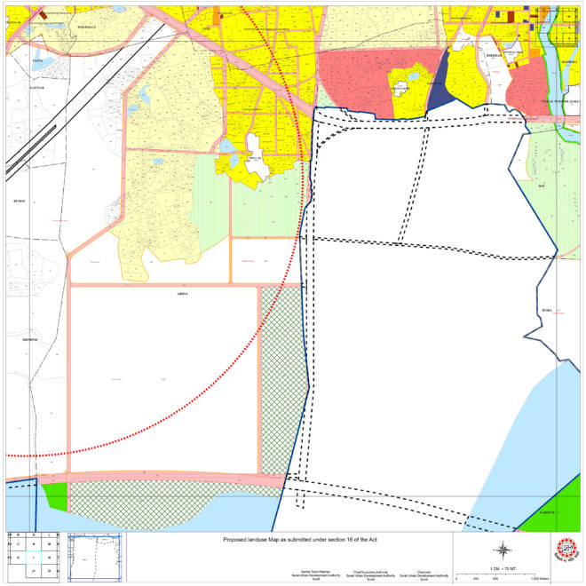 Proposed Land-Use Plan Submitted U/S 16 | SUDA