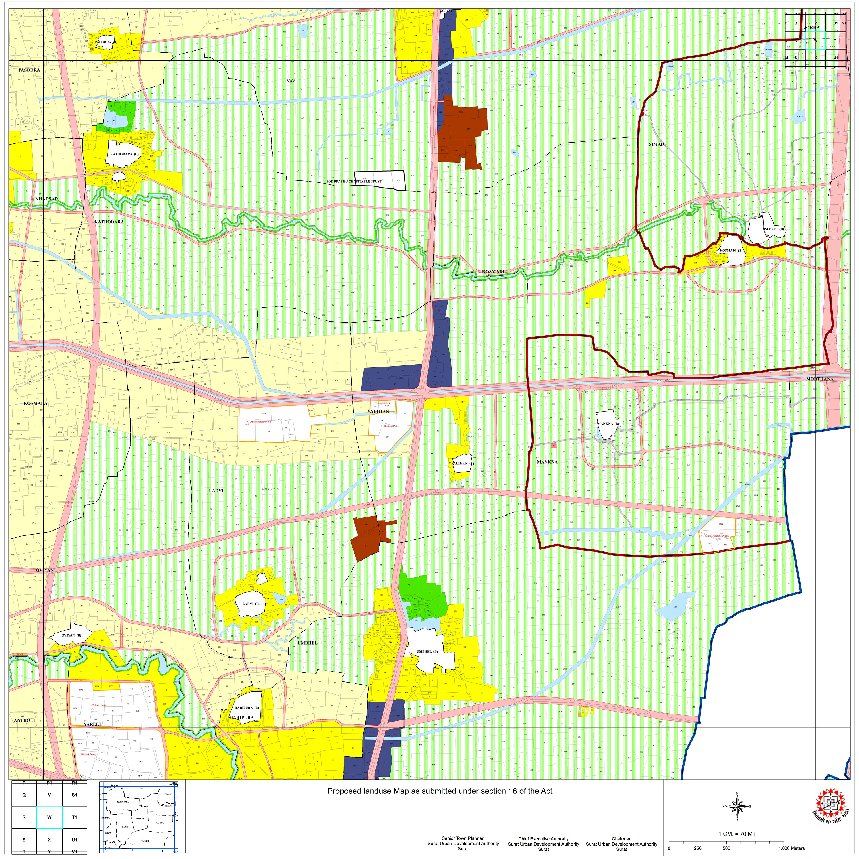 Proposed Land-Use Plan Submitted U/S 16 | SUDA Proposed Land-Use Plan Submitted U/S 16 | SUDA